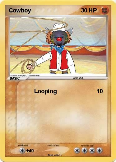 Pokémon Cowboy 78 78 - Looping - My Pokemon Card