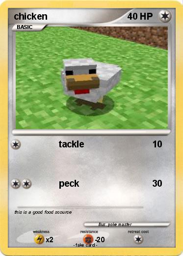 Pokémon chicken 857 857 - tackle - My Pokemon Card