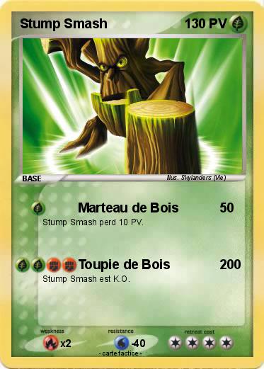 Pokémon Stump Smash 129 129 - Marteau de Bois - Ma carte Pokémon