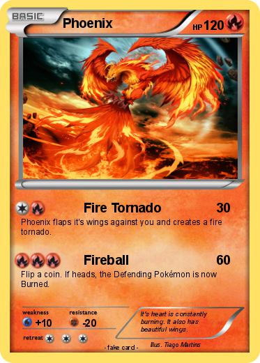 Pokémon Phoenix 950 950 - Fire Tornado - My Pokemon Card