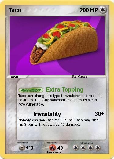 Pokémon Taco 129 129 - Extra Topping - My Pokemon Card
