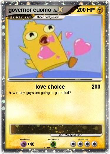 Pokémon governor cuomo - love choice - My Pokemon Card