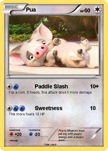 Pokémon Pua 1 1 - Paddle Slash - My Pokemon Card