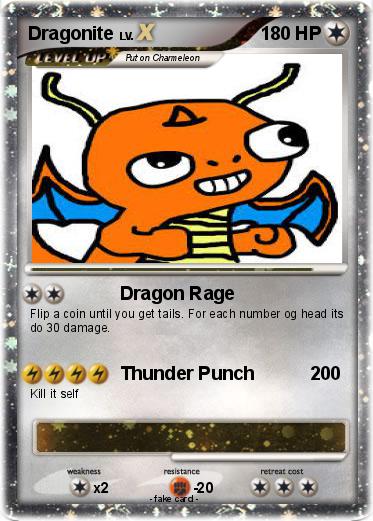 Pokémon Dragonite 876 876 - Dragon Rage - My Pokemon Card