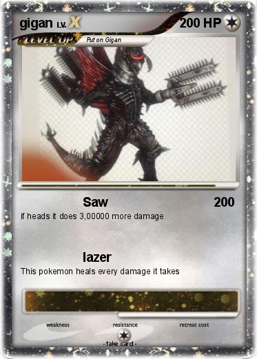Pokémon gigan 150 150 - Saw - My Pokemon Card