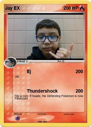 Pokémon Jay EX 9 9 - Ej - My Pokemon Card