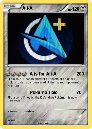 Pokémon Ali A 11 11 - A is for Ali-A - My Pokemon Card