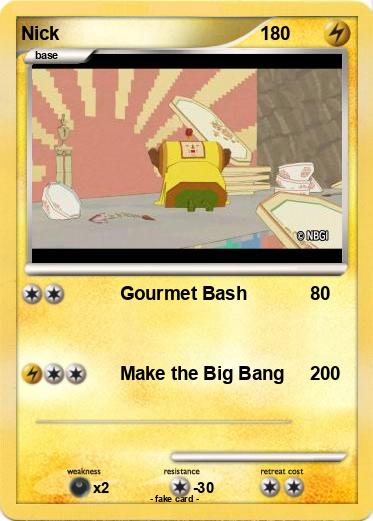 Pokémon Nick 1284 1284 - Gourmet Bash - My Pokemon Card