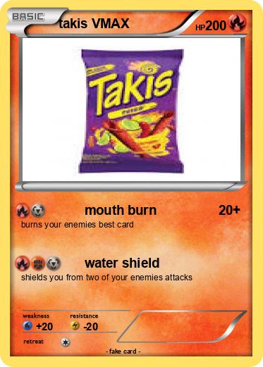 Pokémon takis VMAX - mouth burn - My Pokemon Card