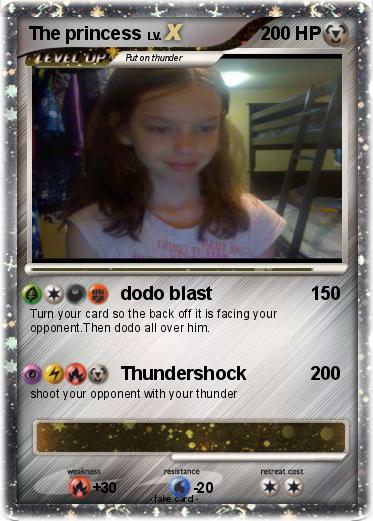 Pokémon The princess - dodo blast - My Pokemon Card