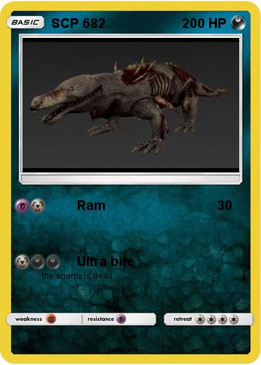 Pokémon SCP 682 48 48 - Ram - My Pokemon Card