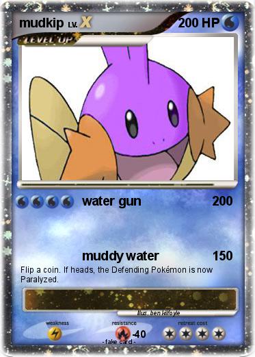 Pokémon mudkip 504 504 - water gun - My Pokemon Card