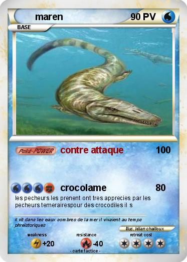 Pokémon maren 4 4 - contre attaque - Ma carte Pokémon