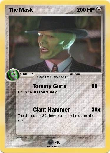 Pokémon The Mask 3 3 - Tommy Guns - My Pokemon Card