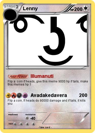 Pokémon Lenny 286 286 - Illumanuti - My Pokemon Card