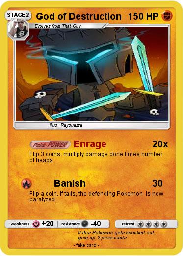 Pokémon God of Destruction 3 3 - Enrage - My Pokemon Card