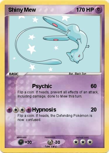Pokémon Shiny Mew 148 148 - Psychic - My Pokemon Card