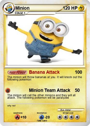 Pokémon Minion 1316 1316 - Banana Attack - My Pokemon Card