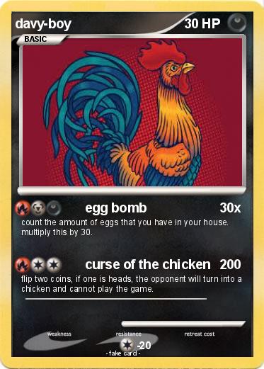 Pokémon davy boy - egg bomb - My Pokemon Card