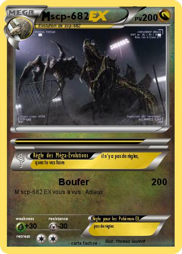 Pokémon scp 682 25 25 - Boufer - Ma carte Pokémon