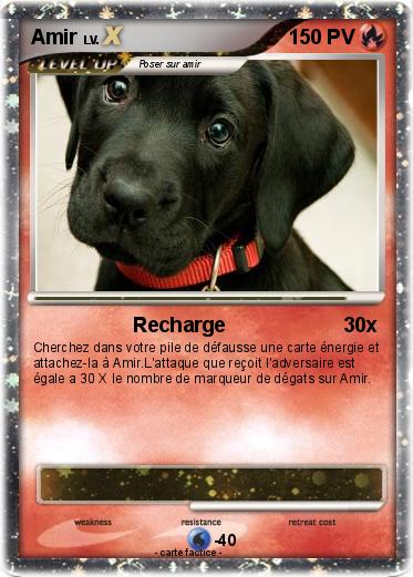 Pokémon Amir 10 10 - Recharge - Ma carte Pokémon