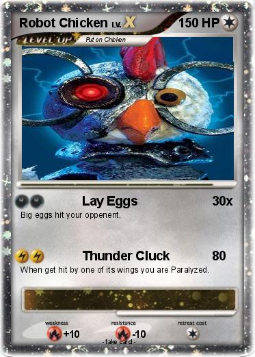 Pokémon Robot Chicken 3 3 - Lay Eggs - My Pokemon Card