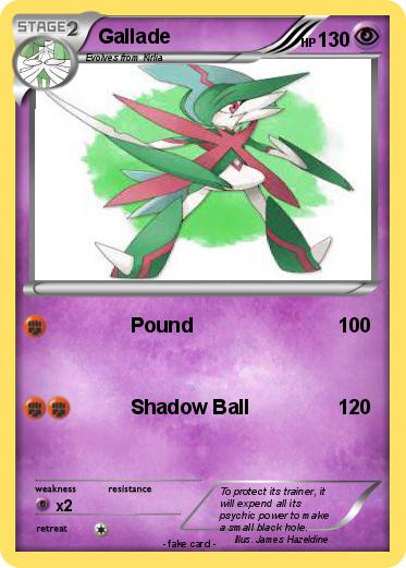Pokémon Gallade 286 286 - Pound - My Pokemon Card