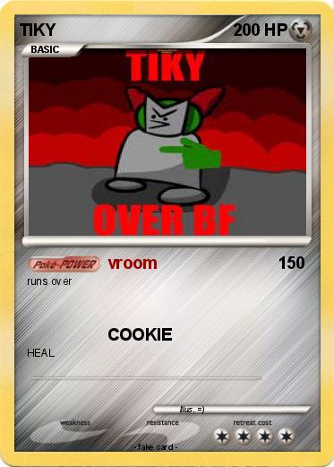 Pokémon tiky 4 4 - vroom - My Pokemon Card