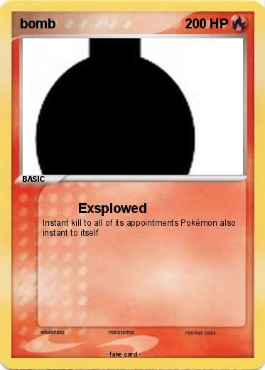 Pokémon bomb 746 746 - Exsplowed - My Pokemon Card