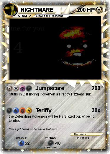 Pokémon NIGHTMARE 743 743 - Jumpscare - My Pokemon Card