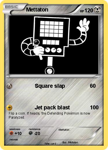 Pokémon Mettaton 251 251 - Square slap - My Pokemon Card