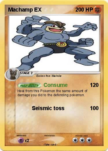 Pokémon Machamp EX 10 10 - Consume - My Pokemon Card