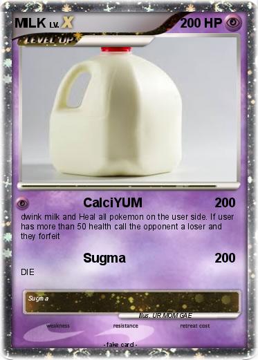 Pokémon MILK 203 203 - CalciYUM - My Pokemon Card