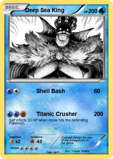 Pokémon Deep Sea King - Shell Bash - My Pokemon Card