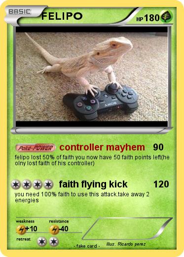 Pokémon FELIPO - controller mayhem - My Pokemon Card