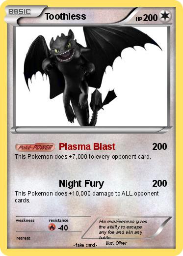 Pokémon Toothless 589 589 - Plasma Blast - My Pokemon Card
