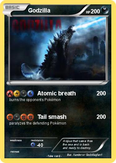 Pokémon Godzilla 2510 2510 - Atomic breath - My Pokemon Card