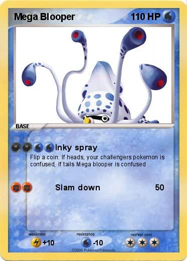 Pokémon Mega Blooper - Inky spray - My Pokemon Card