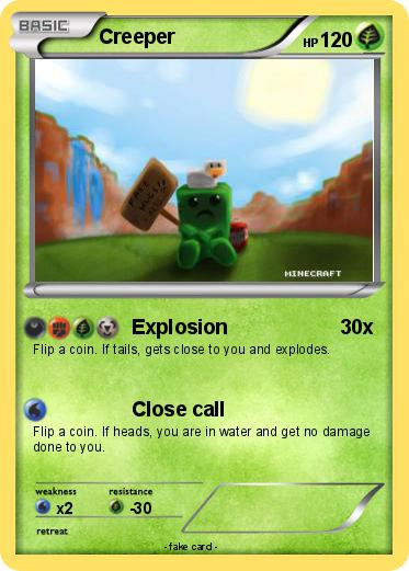 Pokémon Creeper 4452 4452 - Explosion - My Pokemon Card