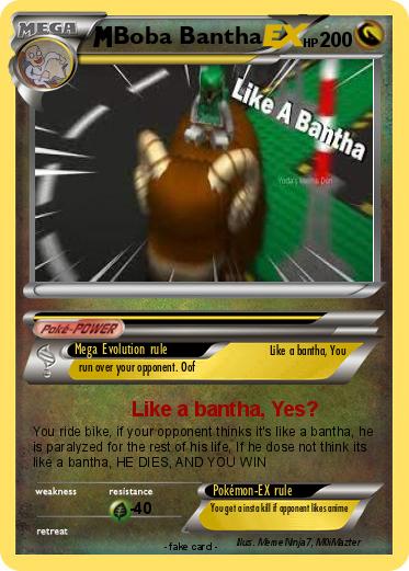 Pokémon Boba Bantha - Like a bantha, Yes? - My Pokemon Card