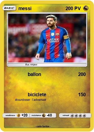 Pokémon messi 2317 2317 - ballon - Ma carte Pokémon