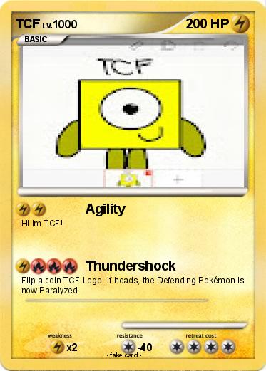 Pokémon TCF - Agility - My Pokemon Card