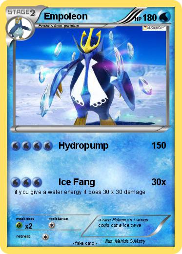 Pokémon Empoleon 914 914 - Hydropump - My Pokemon Card