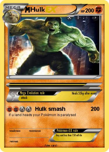 Pokémon Hulk 1769 1769 - Hulk smash - My Pokemon Card