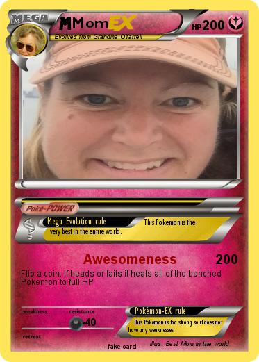 Pokémon Mom 867 867 - Awesomeness - My Pokemon Card