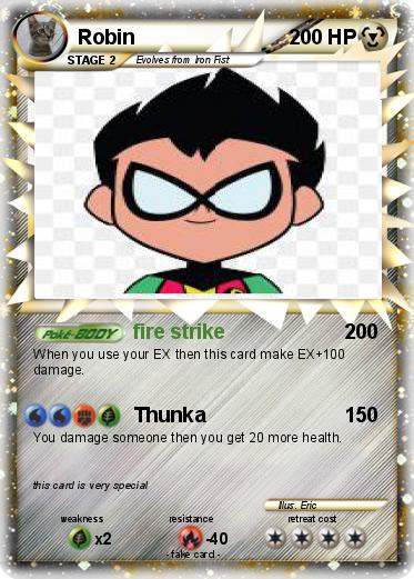 Pokémon Robin 874 874 - fire strike - My Pokemon Card