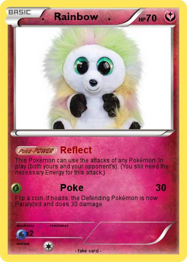 Pokémon Rainbow 3612 3612 - Reflect - My Pokemon Card