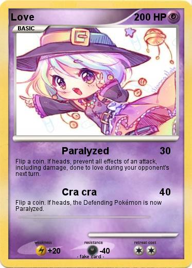 Pokémon Love 796 796 - Paralyzed - My Pokemon Card
