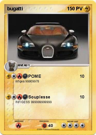 Pokémon bugatti 5 5 - POME - Ma carte Pokémon