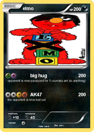 Pokémon elmo 766 766 - big hug - My Pokemon Card